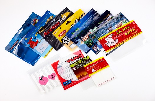 Custom Printed Plastic Fishing Lure Zip Lock Bags